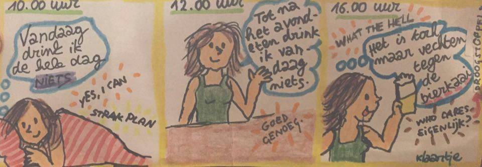 Striptekeningen van Klaartje | Stichting Petra etcetera